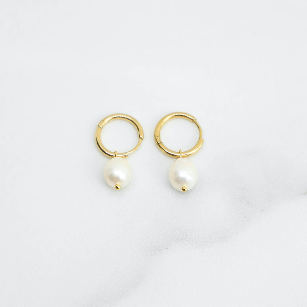 Arracadas Perla Colgante | Damboa Mx